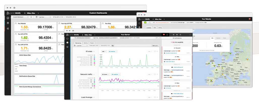 Behind the scenes of Server Density’s Dashboard Design