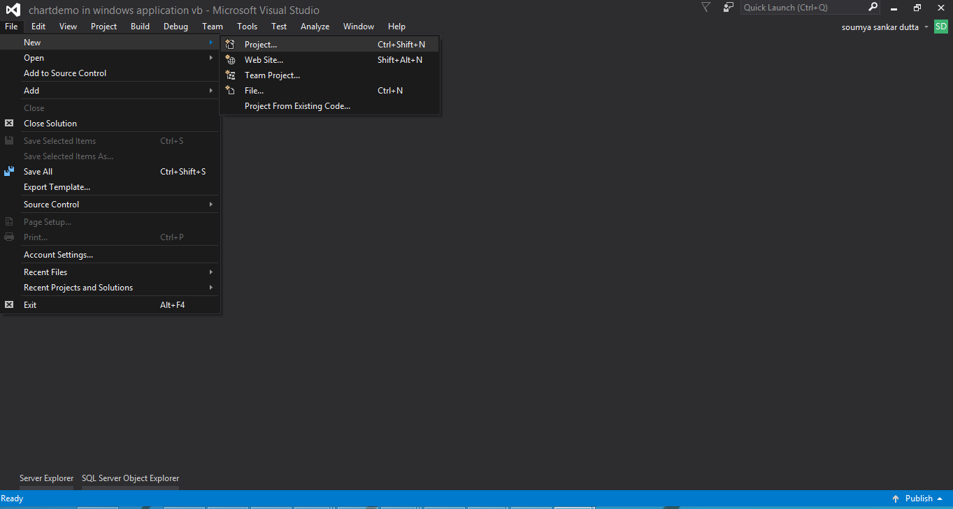 Rendering FusionCharts in VB.NET and Windows-Based Form Applications