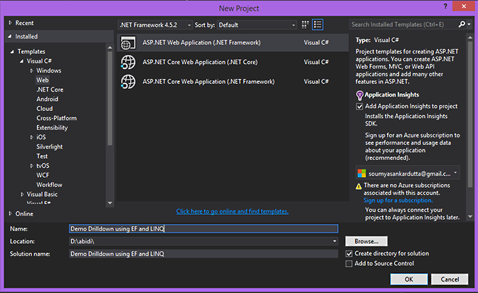 FusionCharts Drill-Downs with EF & LINQ in Visual Studio