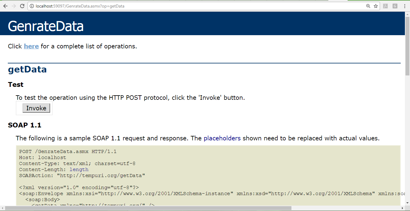 Integrating FusionCharts with .NET Web Service(ASMX)